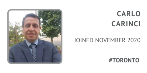 Welcome, Carlo Carinci - CIO Association of Canada