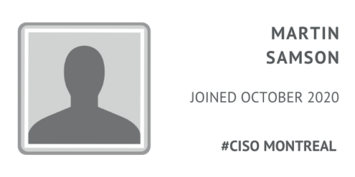 Welcome, Martin Samson - CIO Association of Canada
