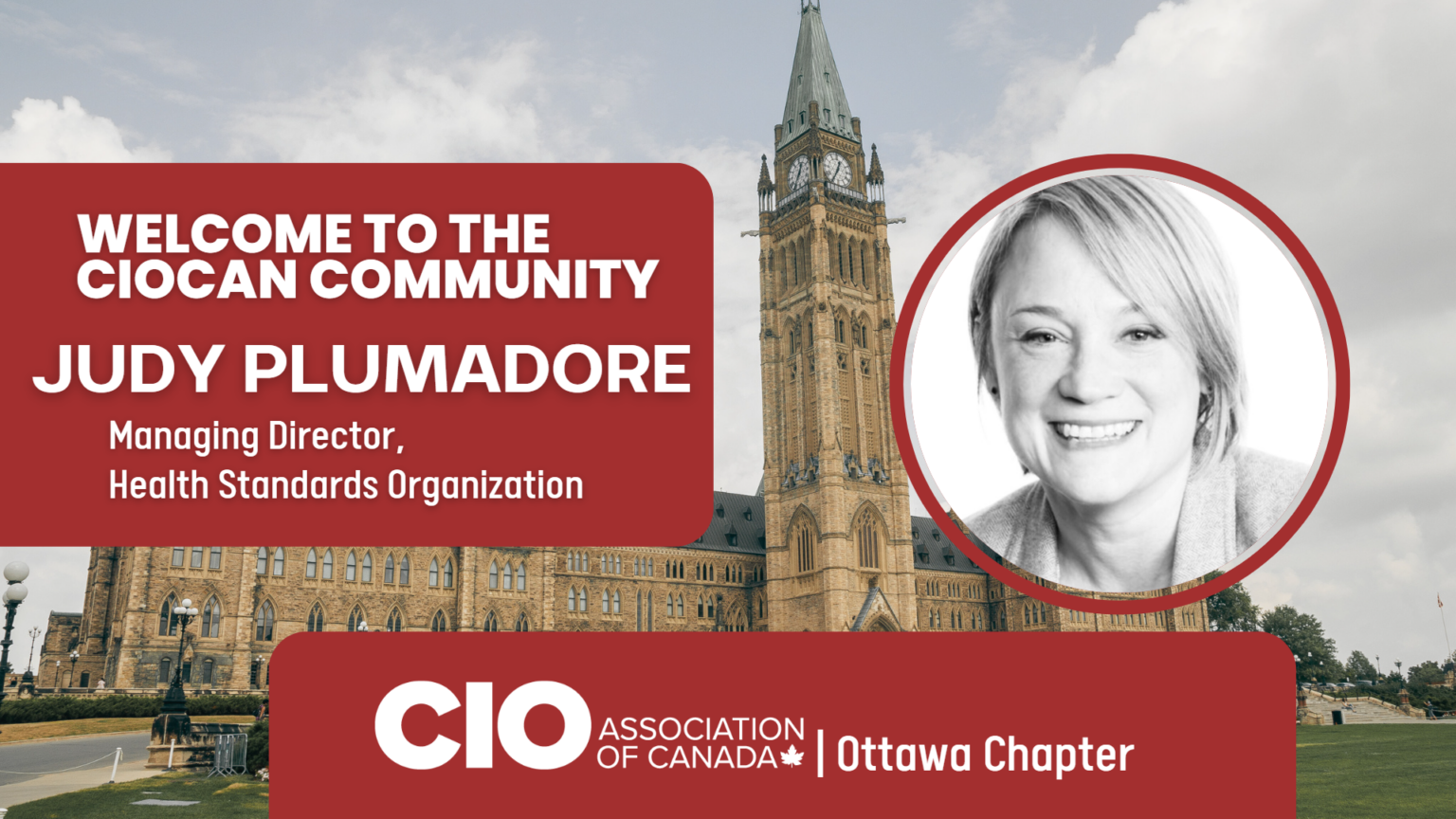 Welcome, Judy Plumadore - CIO Association of Canada