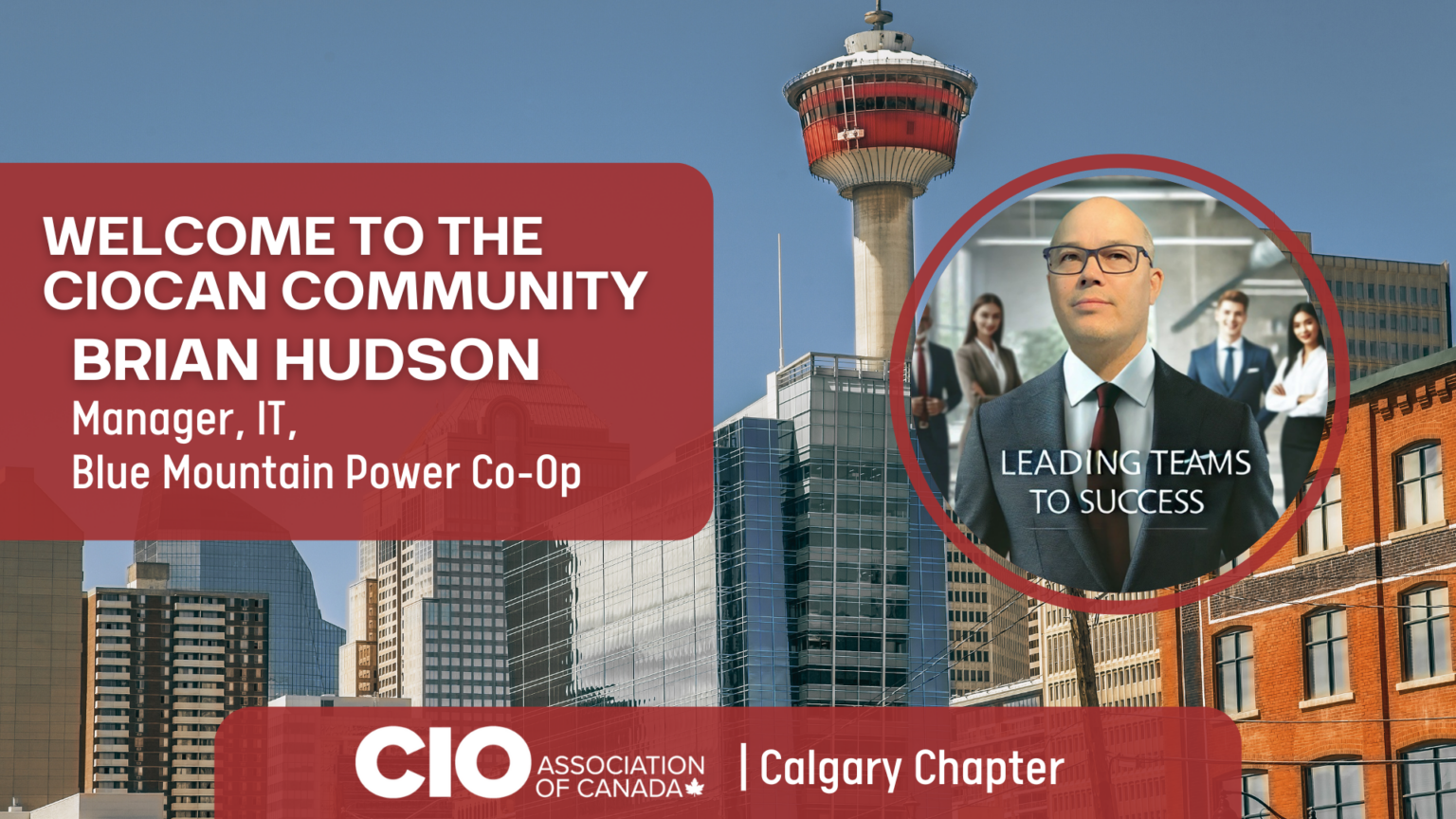 Welcome, Brian Hudson - CIO Association of Canada