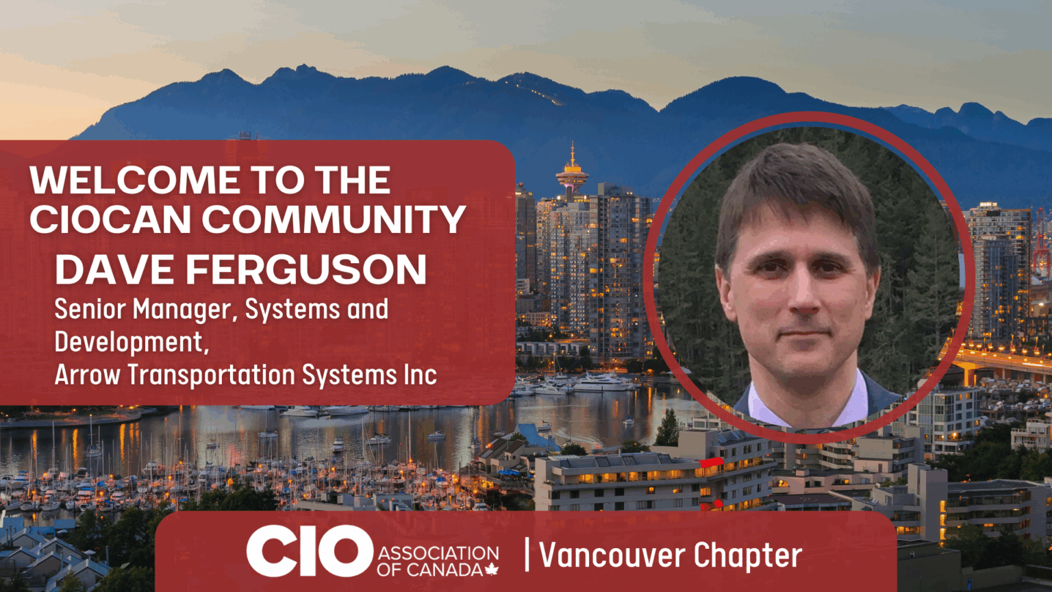 Welcome, Dave Ferguson - CIO Association of Canada