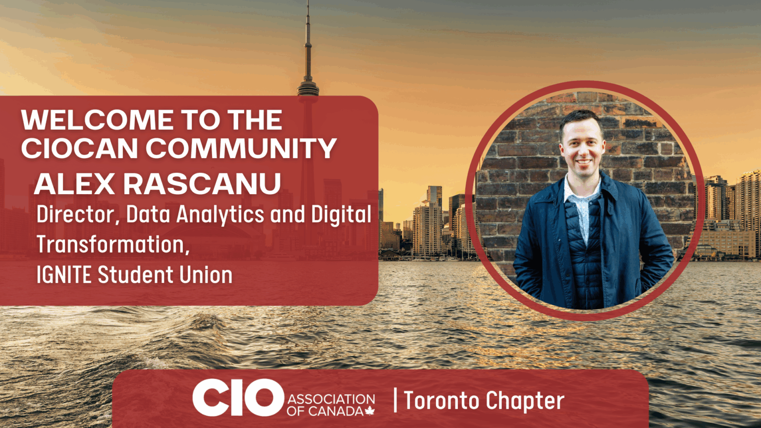 Welcome, Alex Rascanu - CIO Association of Canada